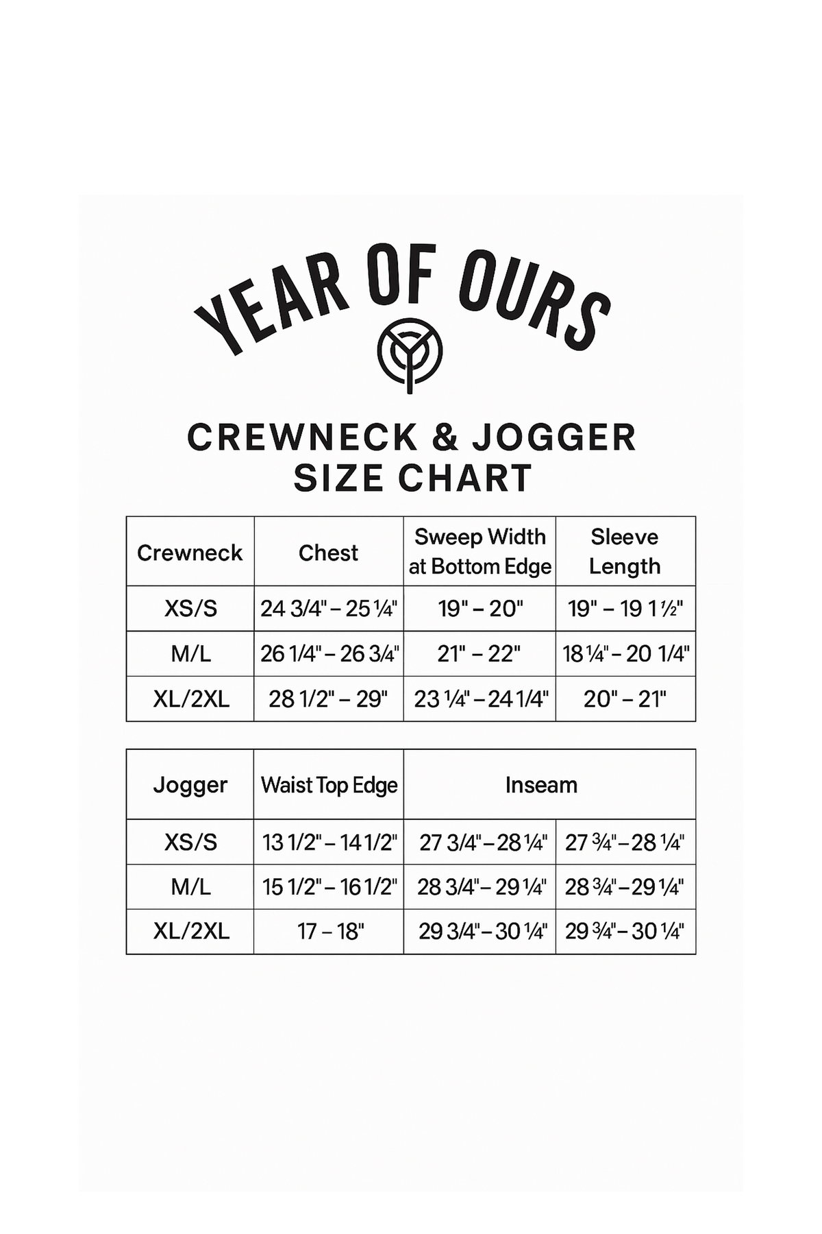YOS x FFF Jogger Year of Ours
